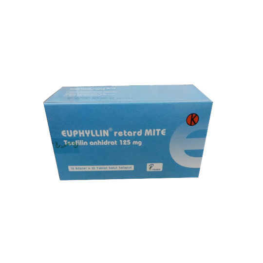 Euphyllin Retard Mite 125 mg 3 Strip (10 Tablet/Strip) - Obat Rutin ...