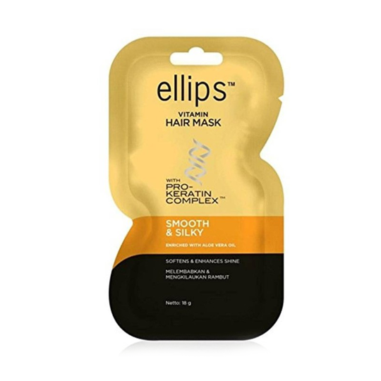 Ellips Vitamin Hair Mask Smooth & Silky 18 g - Kegunaan, Efek Samping ...