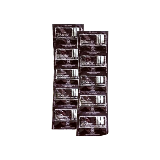 Urogetix 100 mg 2 Strip (10 Kaplet/Strip) - Hemat Borongan - Kegunaan ...