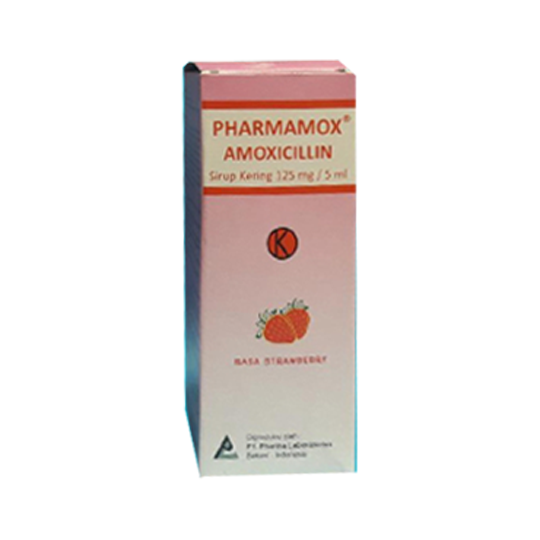 Pharmamox 125 mg Dry Sirup 60 ml - Kegunaan, Efek Samping, Dosis dan ...