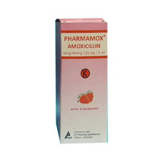 Pharmamox 125 mg Dry Sirup 60 ml - Kegunaan, Efek Samping, Dosis dan ...