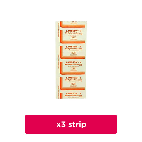 Lameson 4 mg 3 Strip (10 Tablet/Strip) - Hemat Borongan - Kegunaan ...