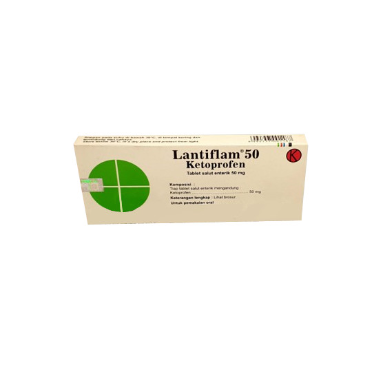 Lantiflam Tablet 50 mg - Kegunaan, Efek Samping, Dosis dan Aturan Pakai ...