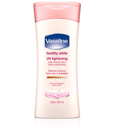 Vaseline Hand and Body Lotion Healthy White UV Lightening 200 ml ...