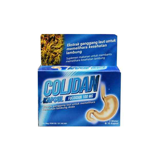 Colidan 100 mg 10 Kapsul - Kegunaan, Efek Samping, Dosis dan Aturan ...
