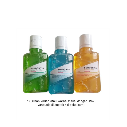 Fordontis Original Mint Mouthwash 120 ml - Kegunaan, Efek Samping ...