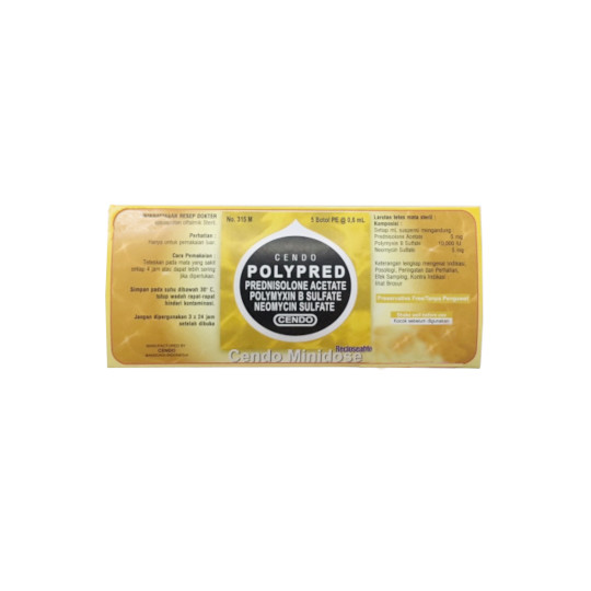 Cendo Polypred Minidose 0.6ml - Kegunaan, Efek Samping, Dosis dan ...