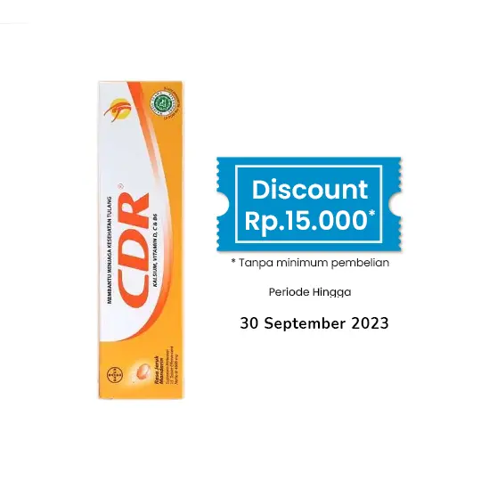CDR Effervescent 15 Tablet - Kegunaan, Efek Samping, Dosis dan Aturan ...