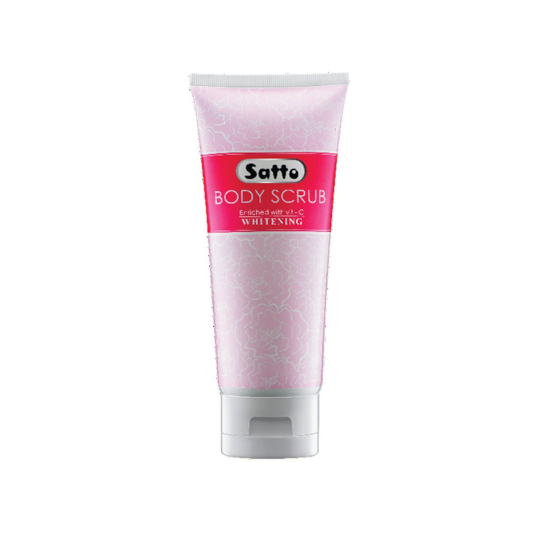Satto Body Scrub Enriched with Vit C Brightening 200 ml - Kegunaan ...