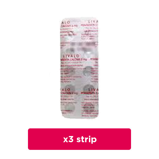 Livalo 4 mg 3 Strip (10 Tablet/Strip) - Obat Rutin - Kegunaan, Efek ...