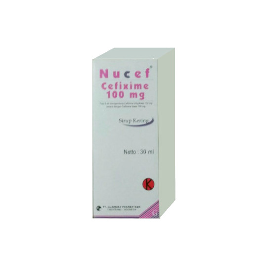 Nucef Dry Sirup 30 ml - Kegunaan, Efek Samping, Dosis dan Aturan Pakai ...