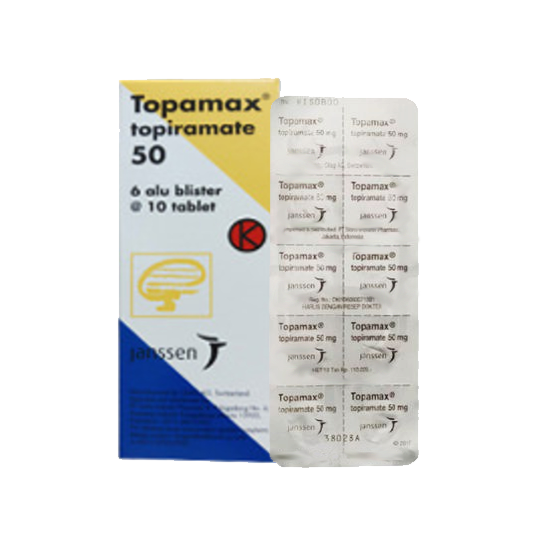 Topamax 50 mg 10 Tablet - Kegunaan, Efek Samping, Dosis dan Aturan Pakai - Halodoc