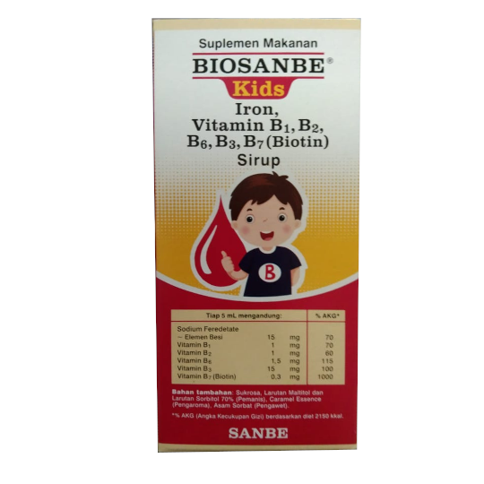 Biosanbe Kids Syrup 120 ml - Kegunaan, Efek Samping, Dosis dan Aturan ...