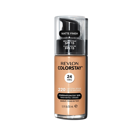 Revlon Colorstay Foundation Combination/Oily Skin 220 Natural Beige 30 ...