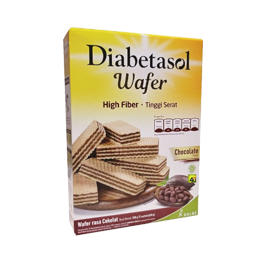 Diabetasol Wafer Chocolate 100 g (2 Sachet @ 50 g) - Kegunaan, Efek ...