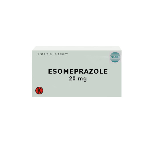 Esomeprazole 20 mg 10 Tablet - Kegunaan, Efek Samping, Dosis dan Aturan Pakai - Halodoc