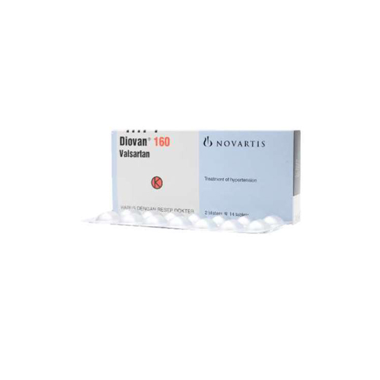 Diovan 160 mg 2 Strip (14 Tablet/Strip) - Obat Rutin - Kegunaan, Efek ...