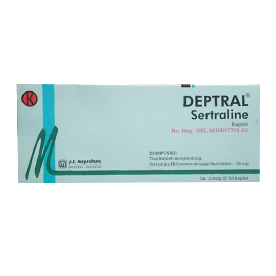 Deptral 50 mg Tablet - Kegunaan, Efek Samping, Dosis dan Aturan Pakai ...