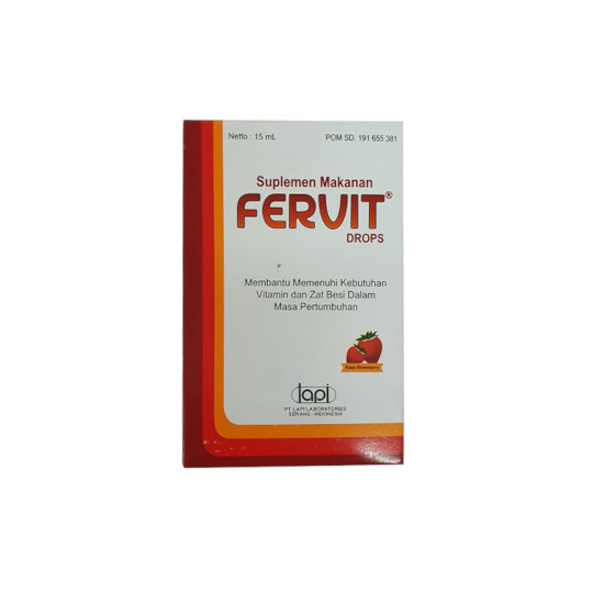 Fervit Drops 15 ml - Kegunaan, Efek Samping, Dosis dan Aturan Pakai ... Fervit Drops 15 ml - Kegunaan, Efek Samping, Dosis dan Aturan Pakai ...