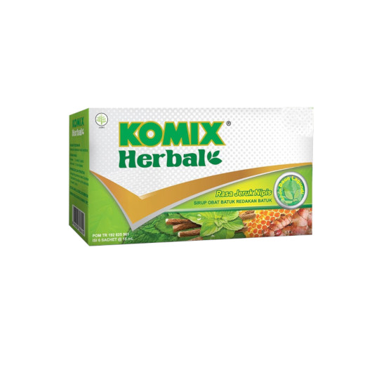 Komix Herbal Rasa Jeruk Nipis 15 ml 6 Sachet - Kegunaan, Efek Samping ...
