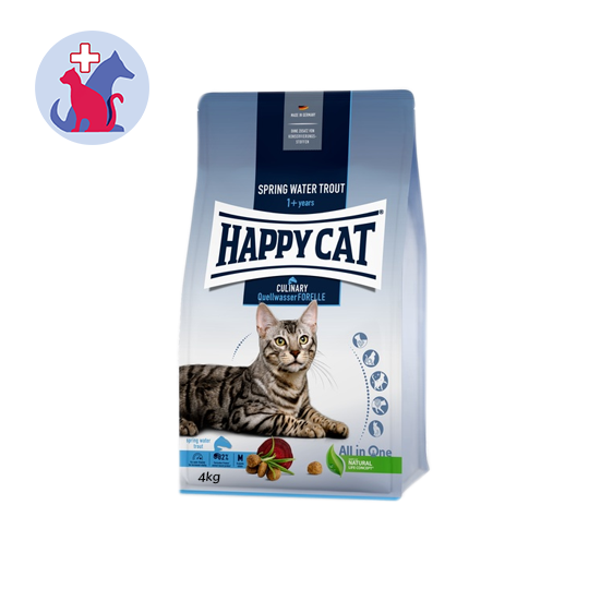 Happy Cat Culinary 1+ Years Springwater Trout 4 kg - Kegunaan, Efek ...