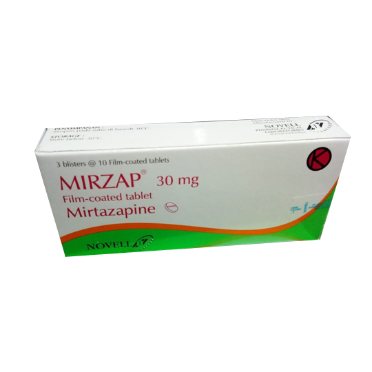 Mirzap 30 mg 10 Tablet - Kegunaan, Efek Samping, Dosis dan Aturan Pakai ...