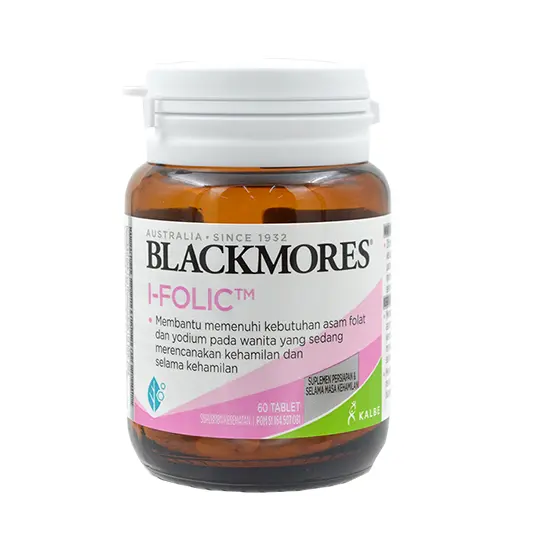 Blackmores I-Folic 60 Tablet - Kegunaan, Efek Samping, Dosis dan Aturan ...