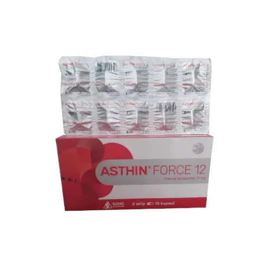 Asthin Force 12 mg 10 Kapsul - Kegunaan, Efek Samping, Dosis dan Aturan ...