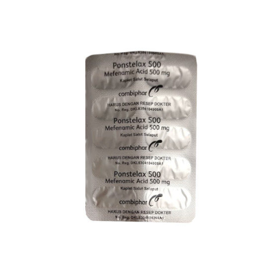 Ponstelax 500 mg 10 Tablet - Kegunaan, Efek Samping, Dosis dan Aturan Pakai - Halodoc