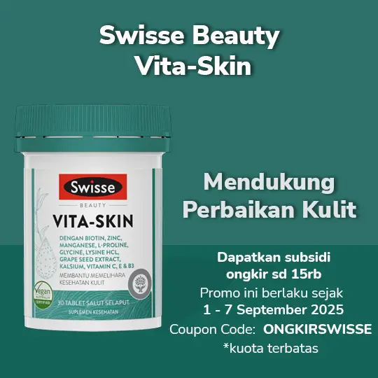 Swisse Beauty Vita-Skin 30 Tablet - Kegunaan, Efek Samping, Dosis dan ...