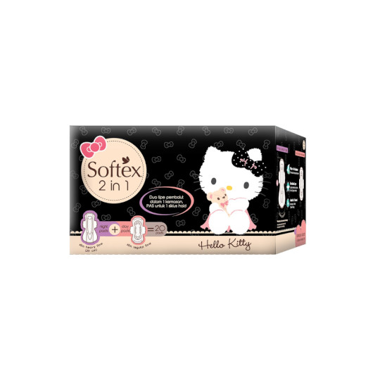 Softex 2 In 1 Hello Kity 20 Pads - Kegunaan, Efek Samping, Dosis dan ...