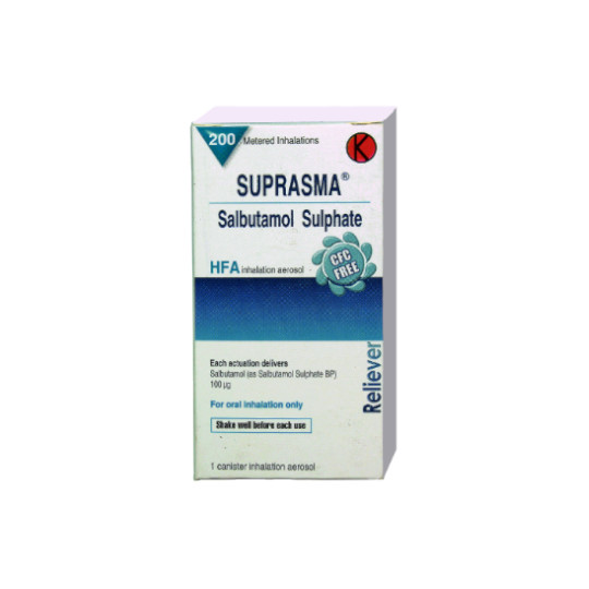 Suprasma Inhaler 100 mcg 200 Dose - Kegunaan, Efek Samping, Dosis dan ...