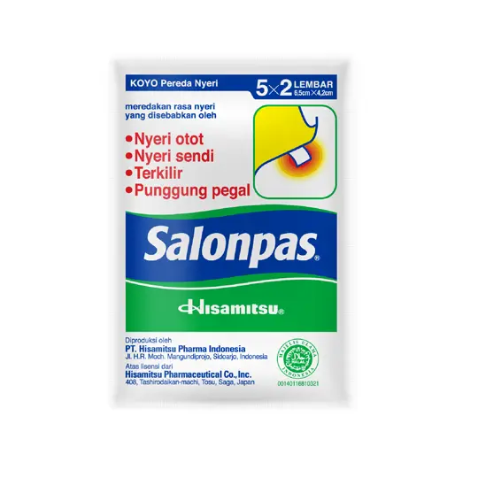 (Khusus) Salonpas Koyo 10 Patch - Kegunaan, Efek Samping, Dosis dan ...