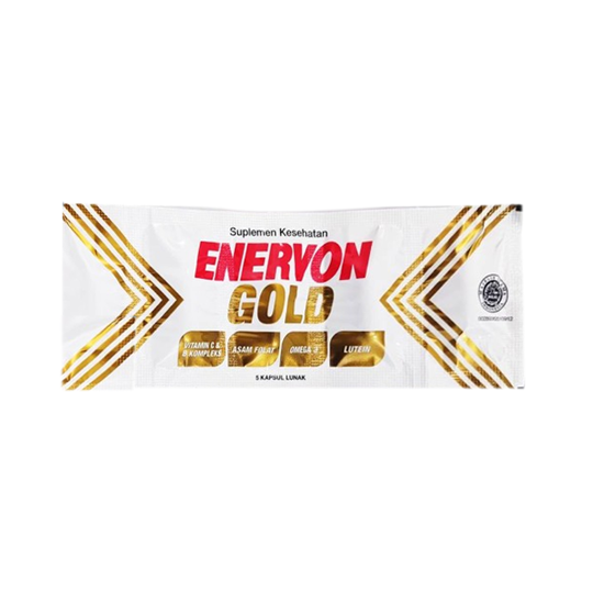 Enervon Gold 5 Kapsul Lunak - Kegunaan, Efek Samping, Dosis dan Aturan ...