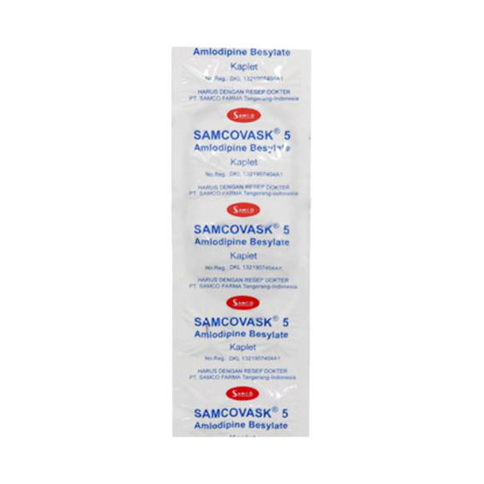Samcovask 5 mg 10 Tablet - Kegunaan, Efek Samping, Dosis dan Aturan ...