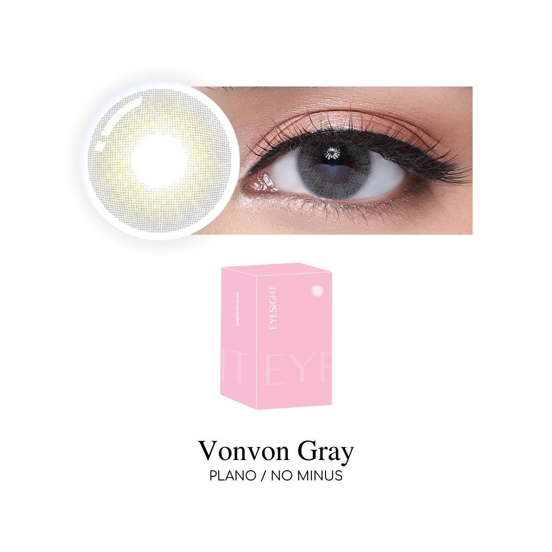 Eyesight EOS Vonvon Gray Softlens Plano/No Minus - Kegunaan, Efek ...