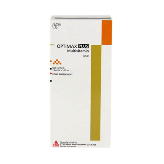 Optimax Plus Sirup 100 ml - Kegunaan, Efek Samping, Dosis dan Aturan ...