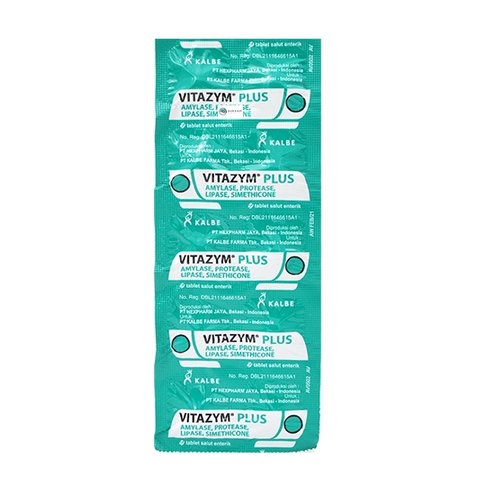 Vitazym Plus 10 Tablet - Kegunaan, Efek Samping, Dosis dan Aturan Pakai ...