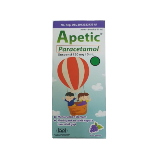 Apetic Suspensi 60 ml - Kegunaan, Efek Samping, Dosis dan Aturan Pakai ...