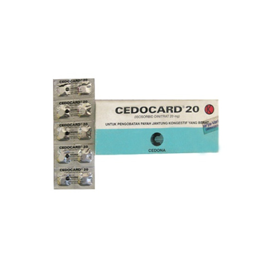 Cedocard 20 mg 10 Tablet - Kegunaan, Efek Samping, Dosis dan Aturan ...