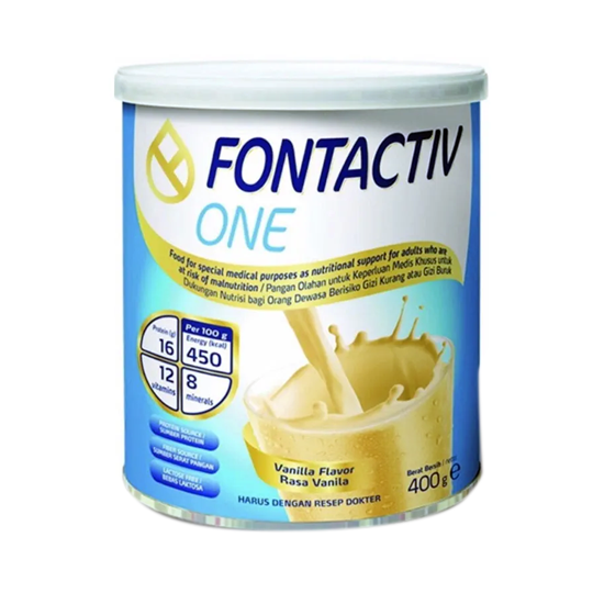 Fontactiv One Rasa Vanila 400 g - Kegunaan, Efek Samping, Dosis dan ...
