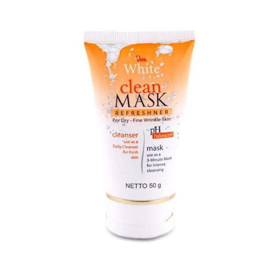 Viva White Clean & Mask Refreshner for Dry Fine Wrinkle Skin 50 g ...