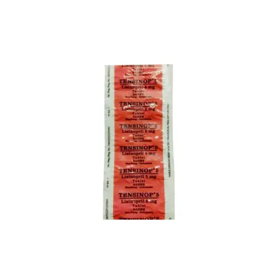 TENSINOP 5 MG 10 TABLET - Kegunaan, Efek Samping, Dosis dan Aturan ...