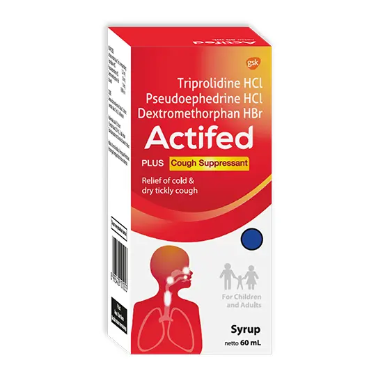 Beli Actifed Plus Sirup 60 ml di Halodoc - 1 Jam Sampai