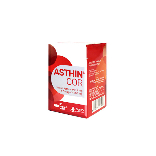 Asthin Cor 30 Kapsul Lunak - Kegunaan, Efek Samping, Dosis dan Aturan ...