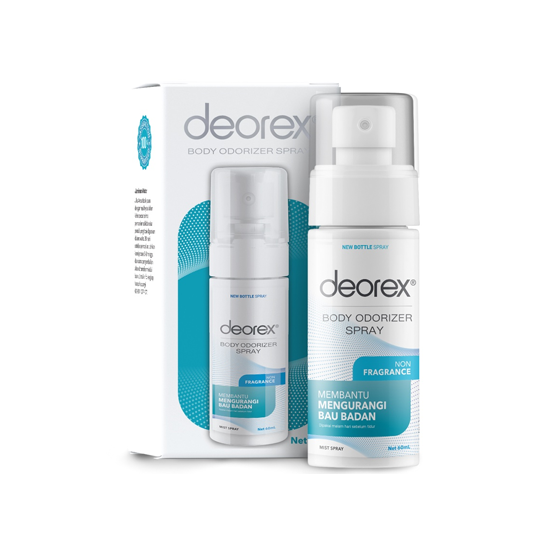 Deorex Body Odorizer Non Fragrance Spray 60 ml - Kegunaan, Efek Samping ...