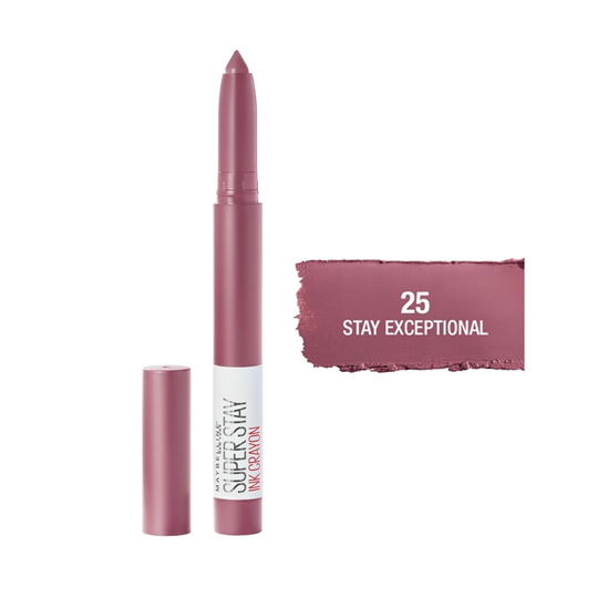 Maybelline Superstay Ink Crayon 25 Stay Exceptional - Kegunaan, Efek ...