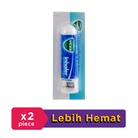 Vicks Inhaler 2 Pieces - Hemat Borongan - Kegunaan, Efek Samping, Dosis ...
