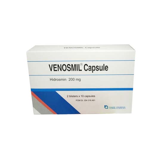Venosmil 200 mg 10 Kapsul - Kegunaan, Efek Samping, Dosis dan Aturan ...