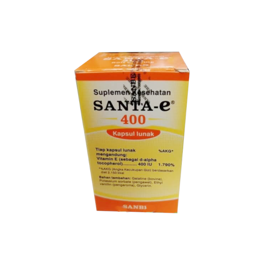 Santa-E 400 IU 30 Kapsul - Kegunaan, Efek Samping, Dosis dan Aturan ...